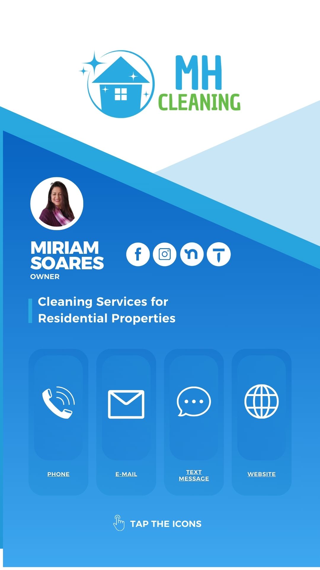 Virtual Interactive Card - MH Cleaning